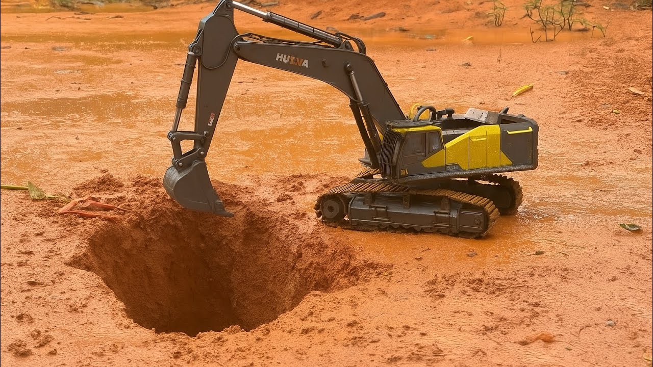 “Unbelievable Excavator Skills – Deep Mud Digging Masterclass! # ...