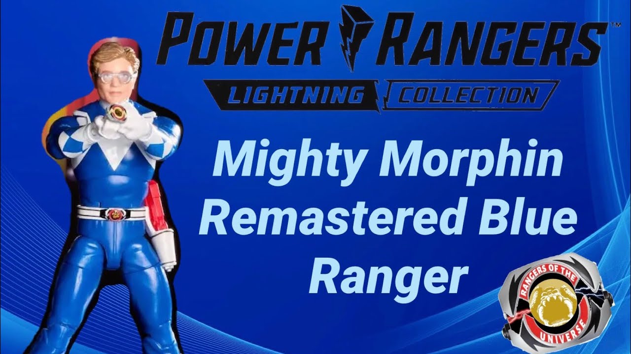 Power Rangers Lightning Collection Remastered Blue Ranger Review - YouTube