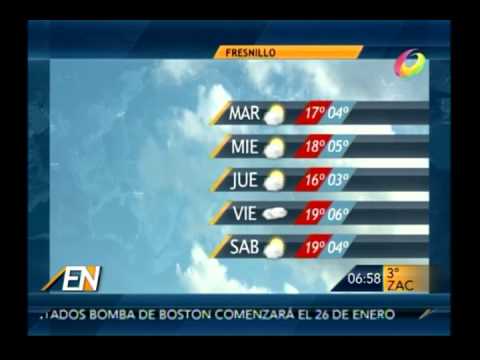 El Noticiero - Clima para este Martes 06 de Enero 2015 - YouTube
