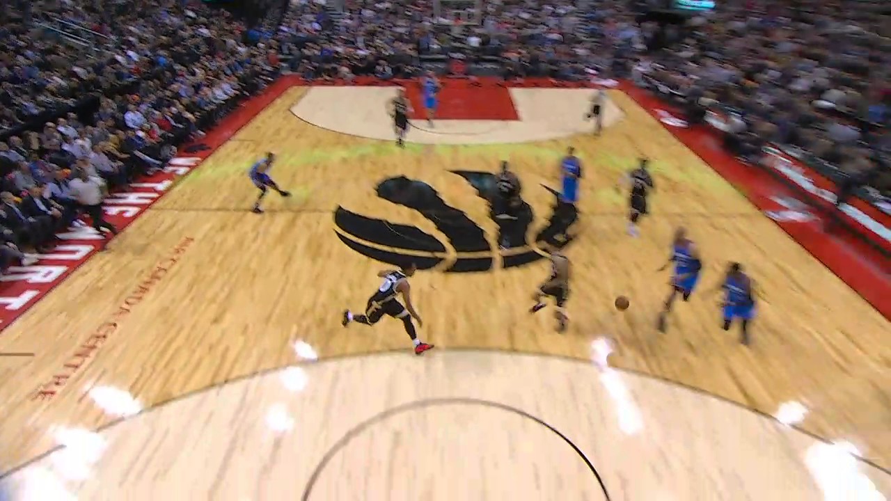 Russell Westbrook BETWEEN THE LEGS Cross Court Pass in Toronto! - March ...