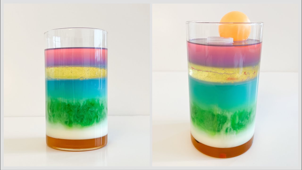 STEAM Activity, STEM Activity Density Tower - YouTube