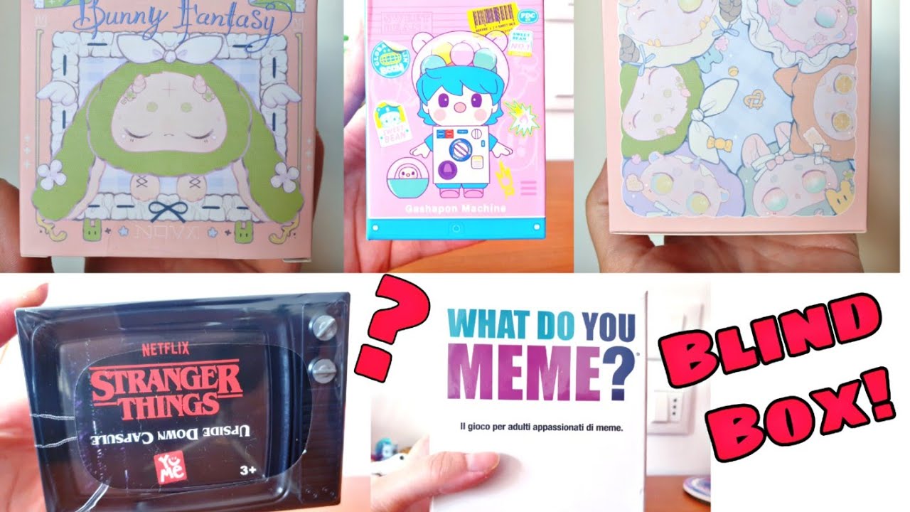 Tante BLIND BOX!!! Stranger Things, Popmart, What do you MEME, Plush ...