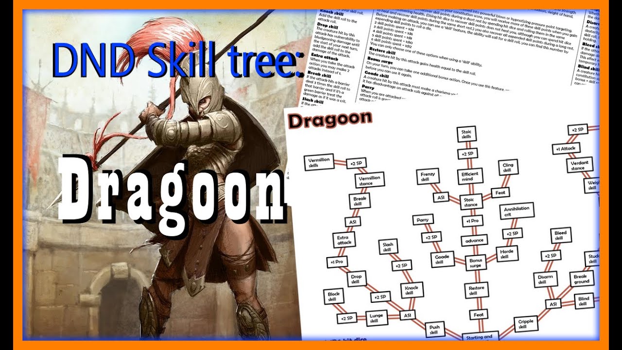 DND battle master just got better! (DST dragoon class) - YouTube