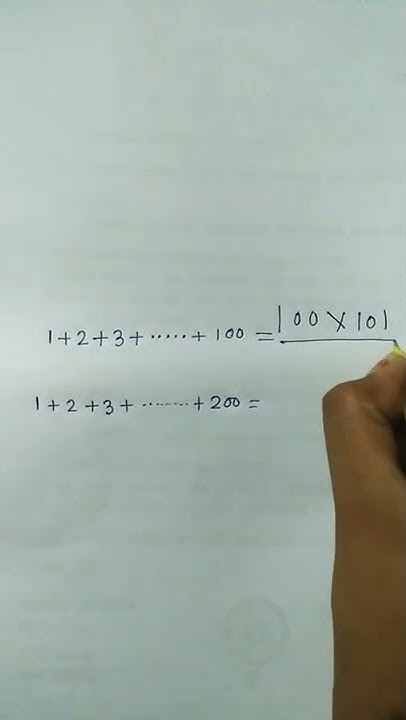 Math // sum of natural numbers //solution mathematics // by Sanchita ...