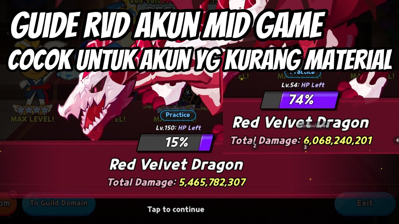 Guide Boss Battle F2P Red Velvet Dragon Dengan Cookie Black Sapphire ...