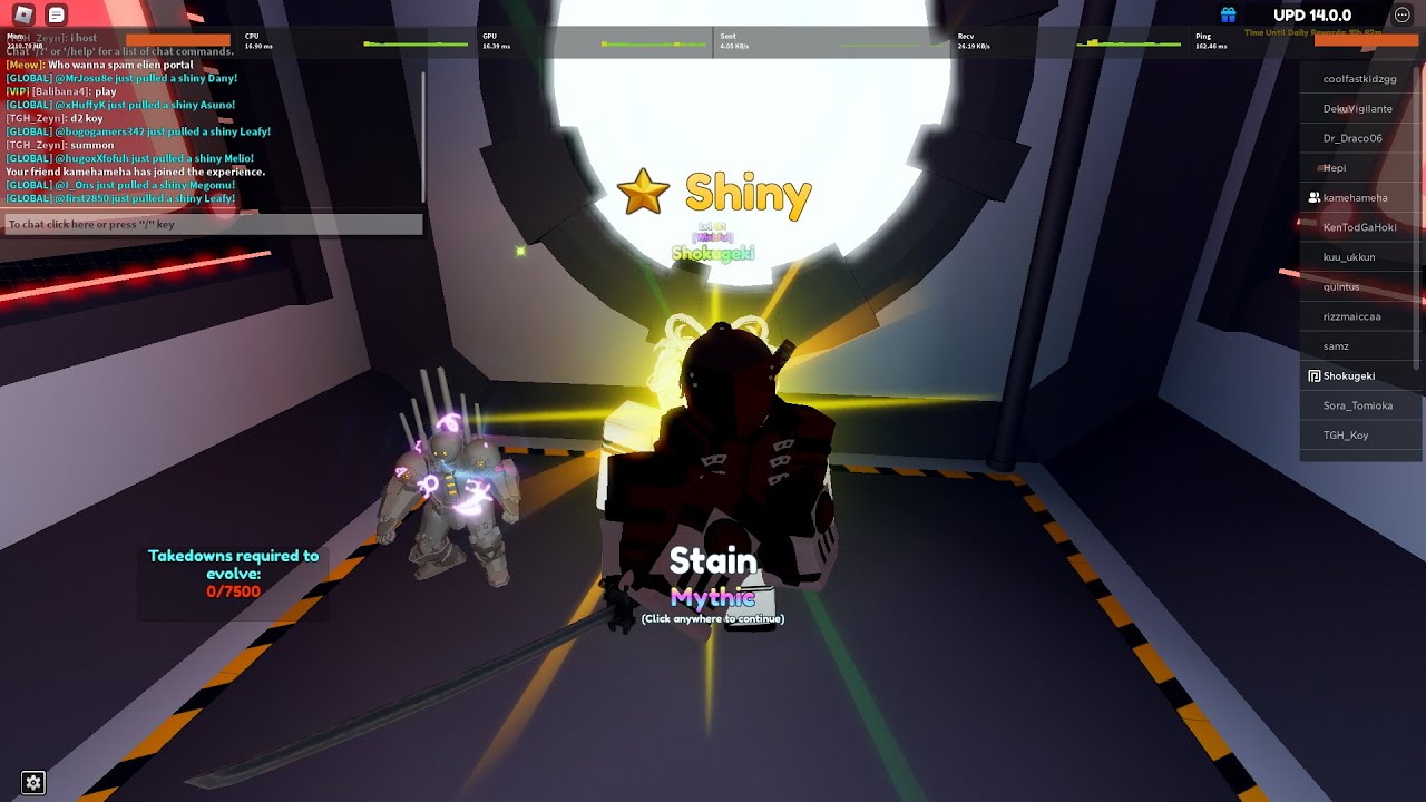 anime adventures i got shiny stain : No clip of the episode, sorry my ...