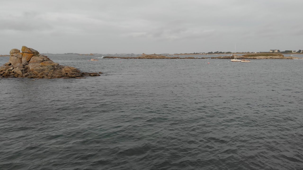 Santec Brittany France (4K Aerial views) - YouTube