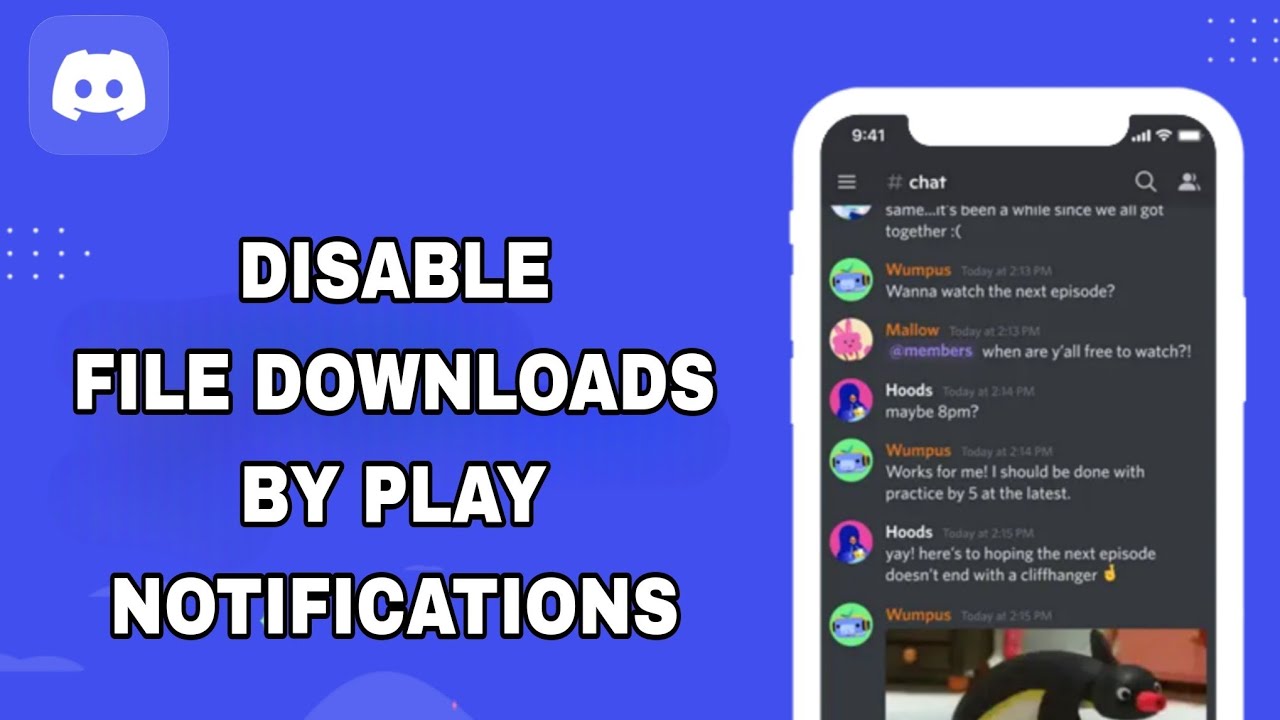 How To Disable File Downloads By Play Notifications On Discord App ...