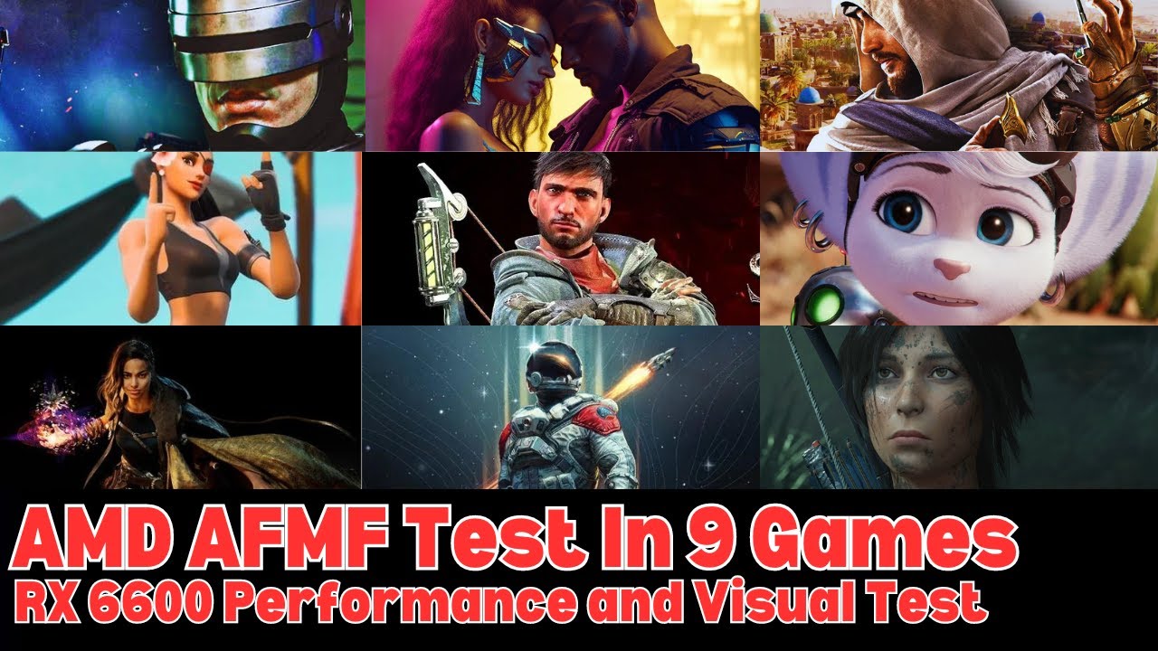 AMD Fluid Motion Frames Tested in 9 Games On RX 6600 | AMD AFMF ...