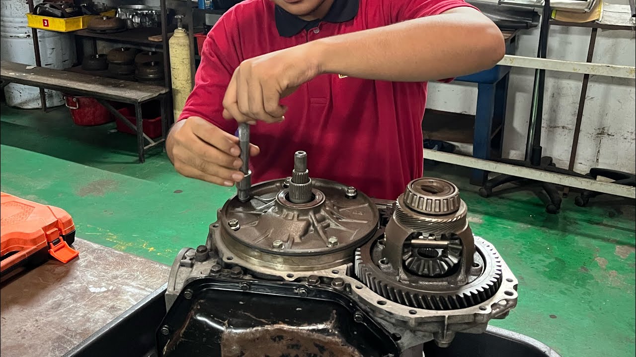 CARA PALING MUDAH MEMASANG KOMPONEN PADA GEARBOX AUTOMATIK WIRA KF232 4 ...