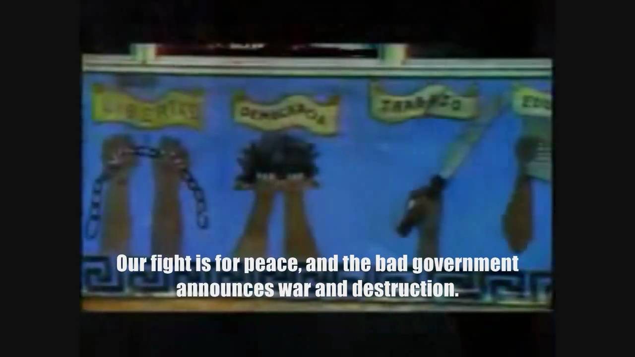 [ENG] Sub-Comandante Marcos's (EZLN) Speech (English subtitles) - YouTube