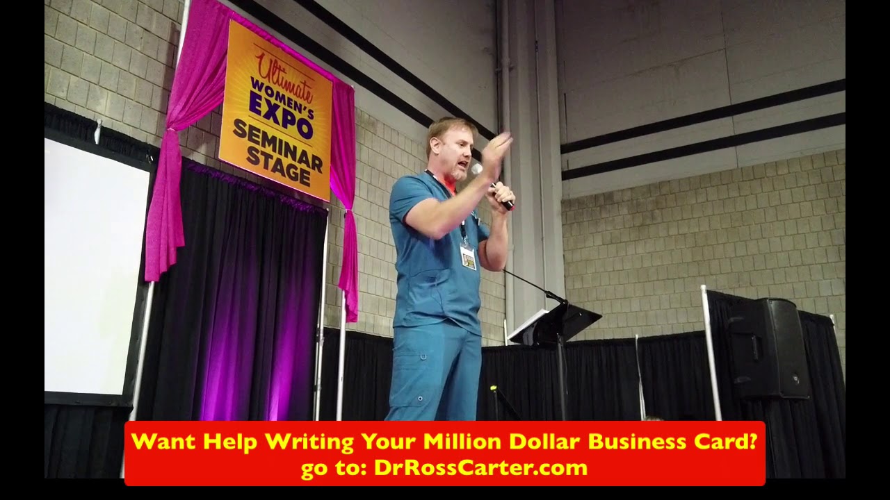 Dr Ross Carter Million Dollar Business Card Presentation - YouTube