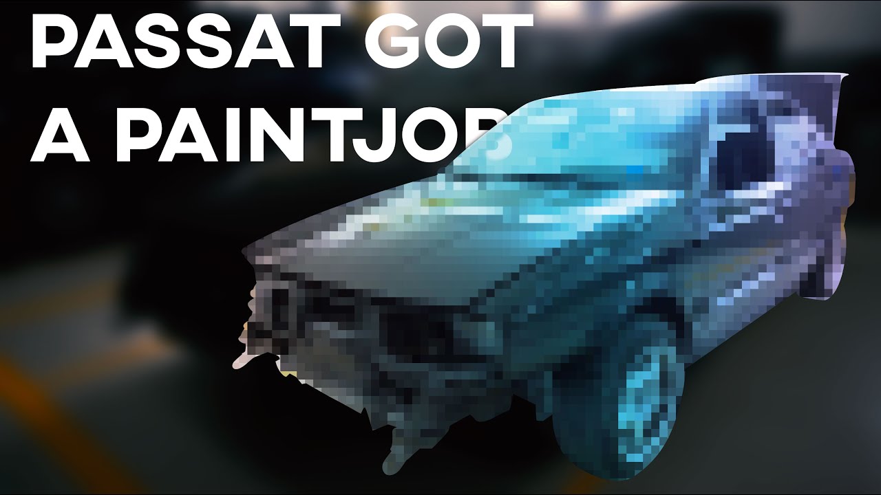 PASSAT B3 | Paint job looks AMAZING 🤯 - YouTube