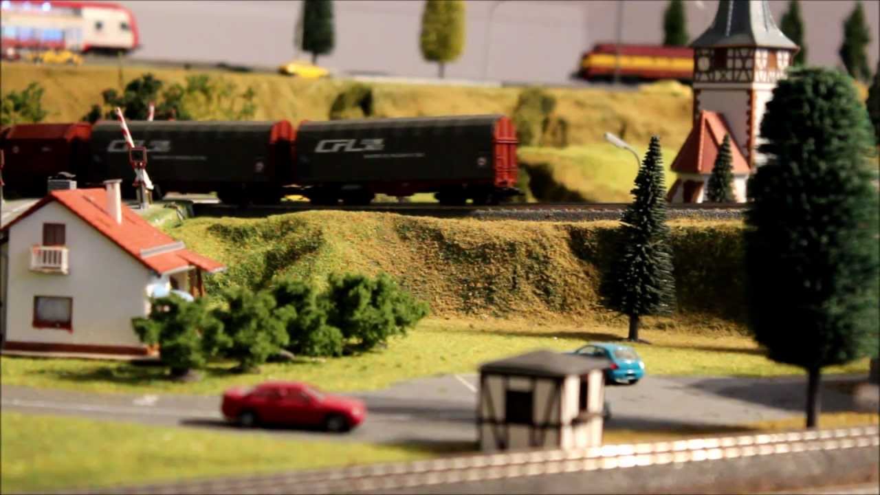 CFL Trains luxembourgeois sur mon layout digital Märklin [Full HD ...
