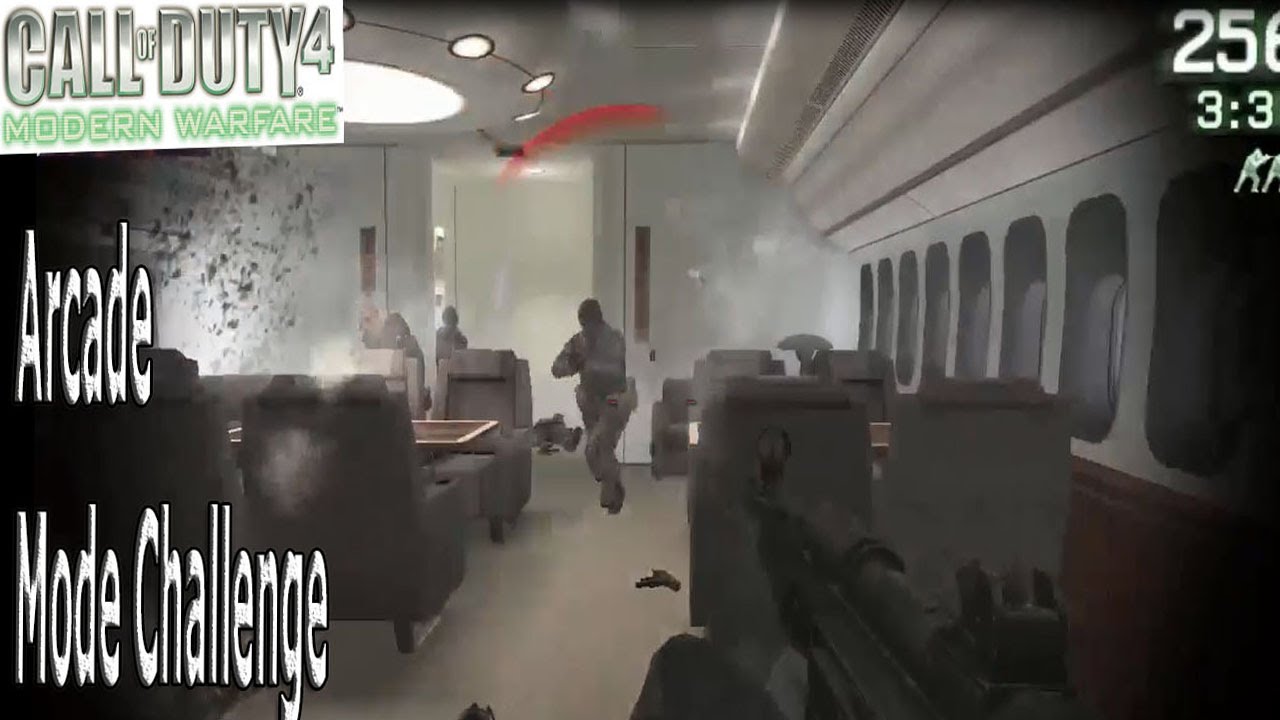 Call Of Duty 4 Modern Warfare Arcade Mode Challenge - YouTube