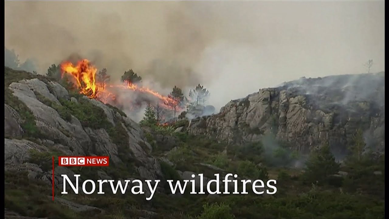 Weather Events 2021 - Wildfires in the west (Norway) - BBC News - 5th ...