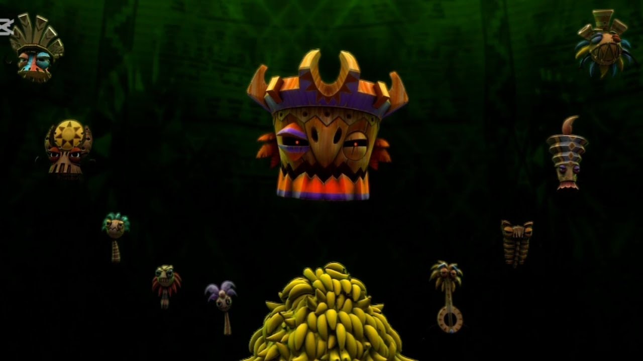 Donkey Country Returns HD all leader tiki trances plus some gameplay ...