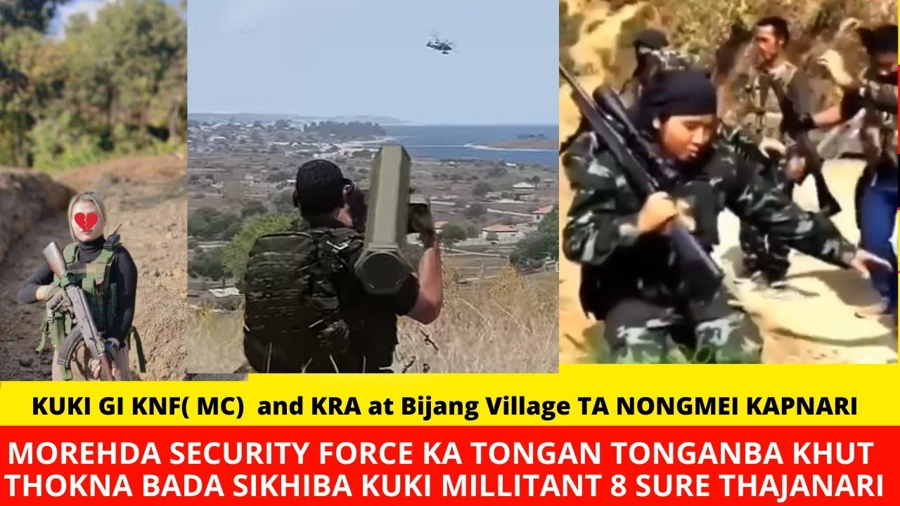 KUKI GI KNF( MC) and KRA at Bijang Village TA NONGMEI KAPNARI 🔥 MOREHDA ...