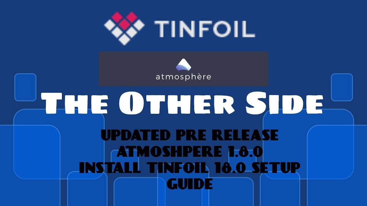 Updated pre release atmosphere 1.8.0. pack and tinfoil 18.0 setup guide ...
