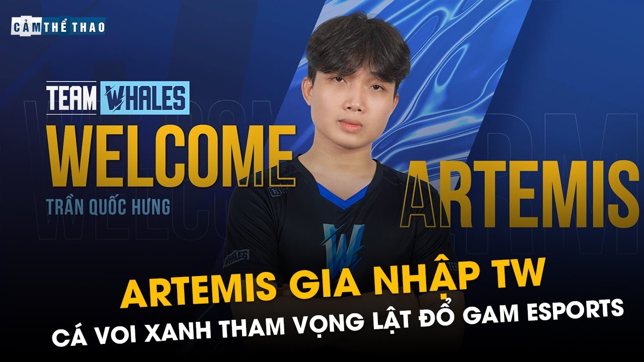 ARTEMIS GIA NHẬP TW - CÁ VOI XANH THAM VỌNG LẬT ĐỔ GAM ESPORTS - YouTube