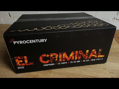 PyroCentury Fireworks EL Criminal - YouTube
