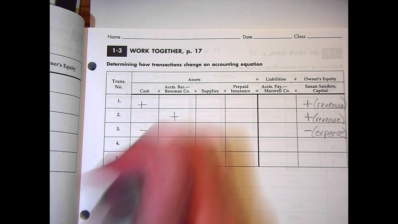 Chapter 1 Work Together 1-3 part 2 - YouTube