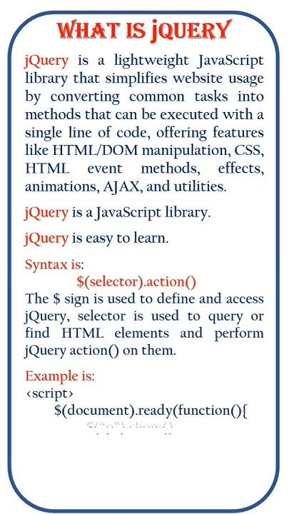 what is jquery@ensolutions5210 #coding #class #jquery - YouTube