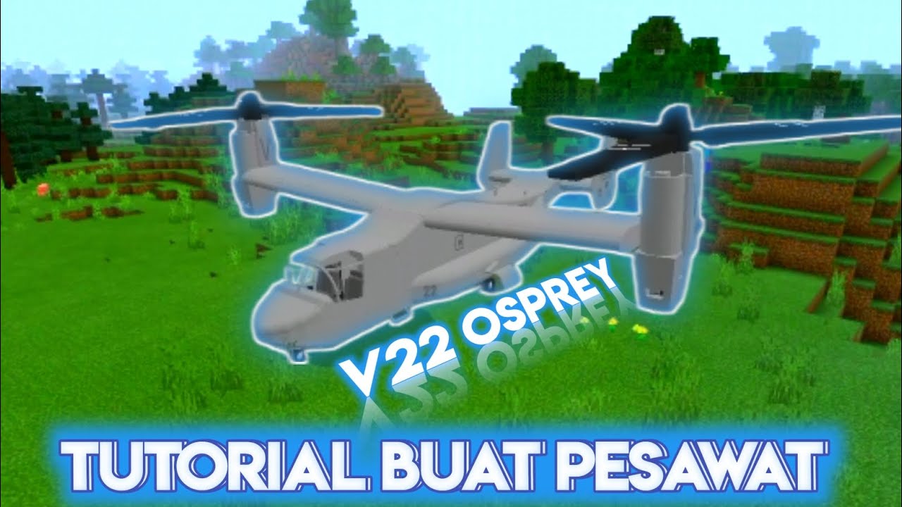 Tutorial Buat Pesawat Di Minecraft - YouTube