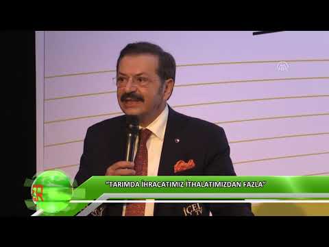 “Tarımda ihracatımız ithalatımızdan fazla”