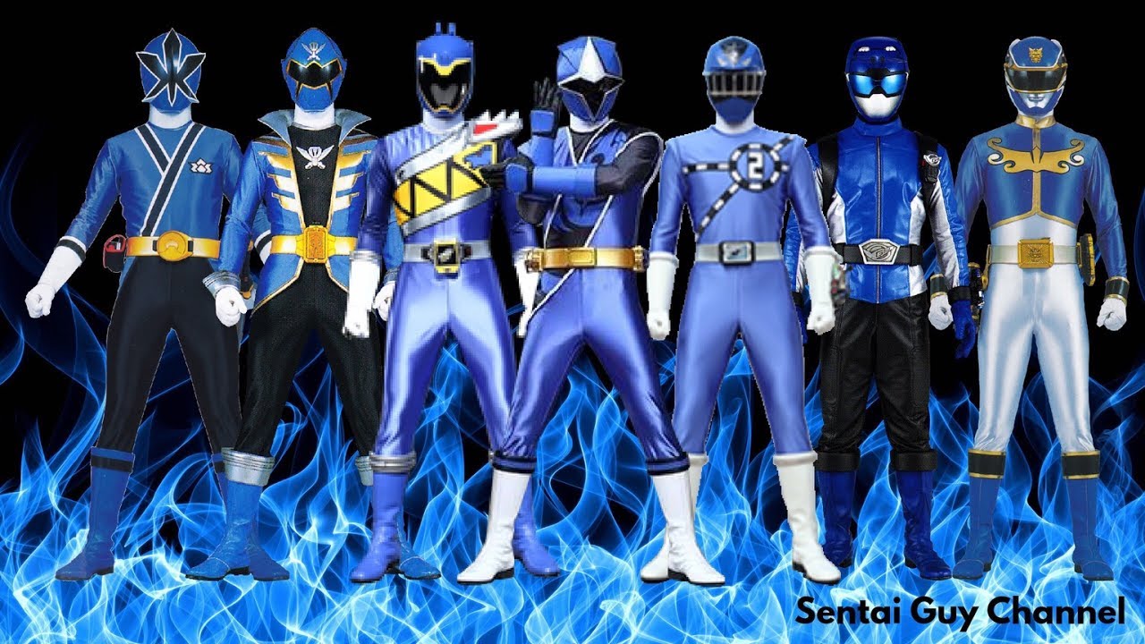 All Blue Rangers of Super Sentai ( 1975 - 2017 ) - YouTube