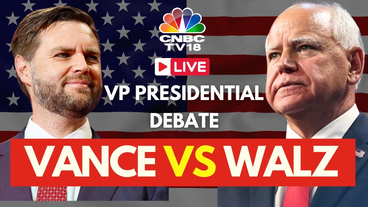 Tim Walz vs JD Vance Debate LIVE: US Vice Presidential Debate 2024 ...