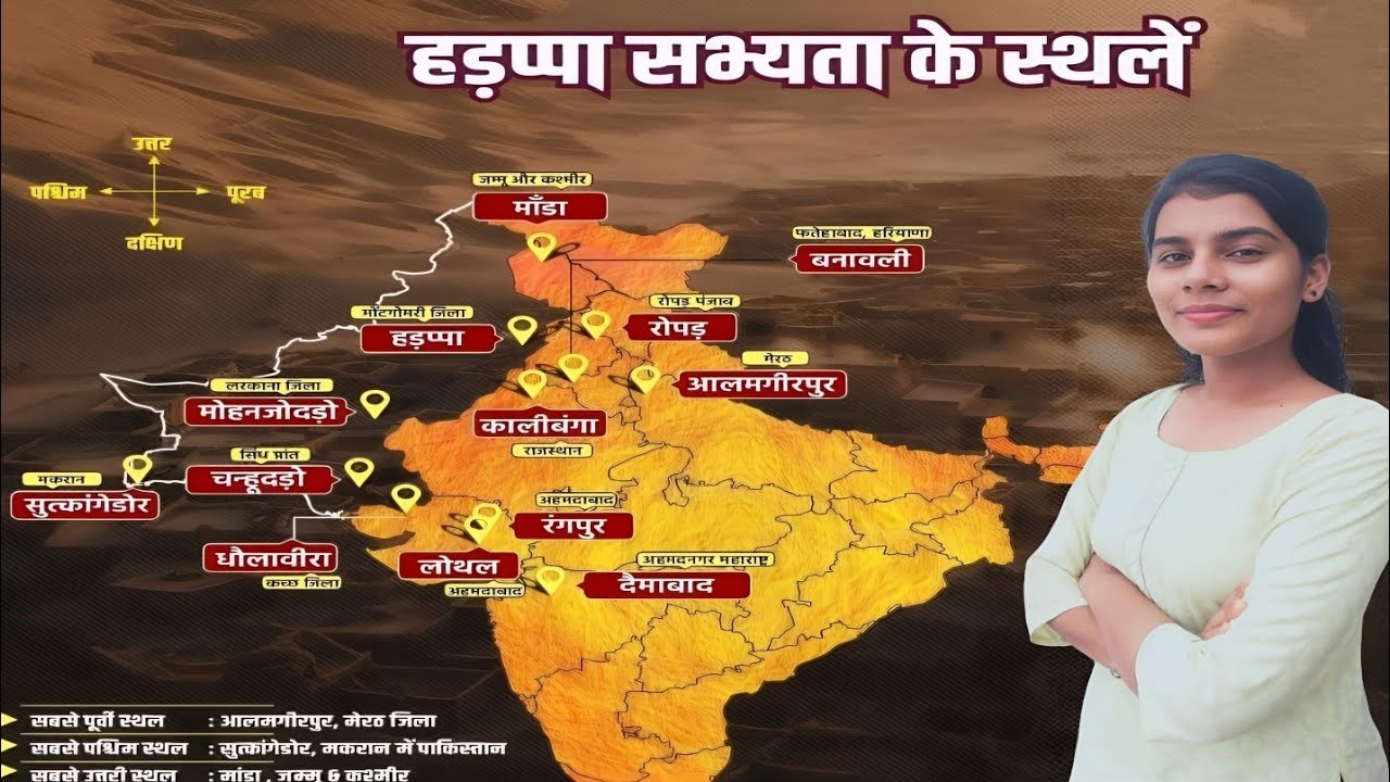 👷सिन्धु घाटी सभ्यता Indus valley Civilization | Sindhu Sabhyata ...