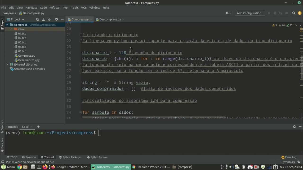 Compressão Utilizando o Algoritmo LZW - YouTube