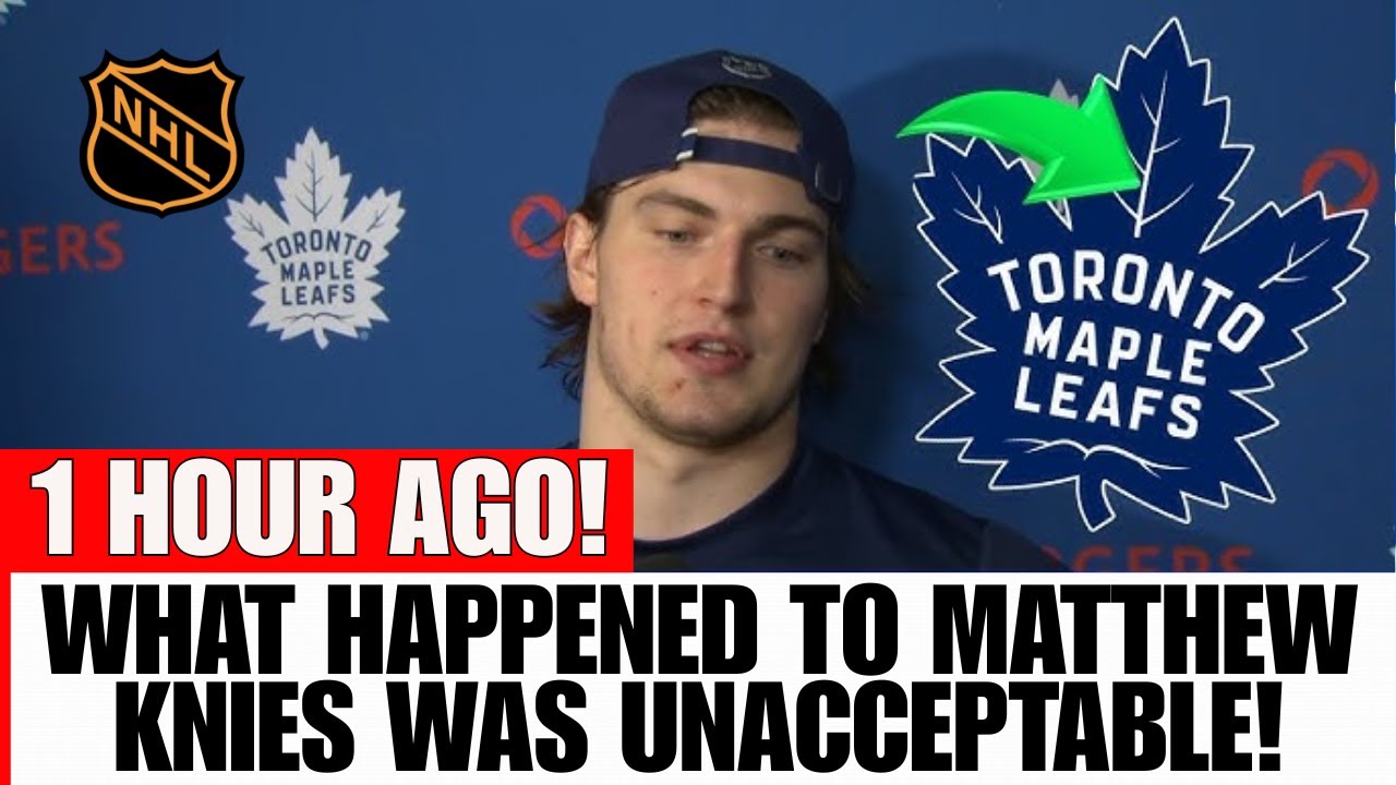 🚨WHAT HAPPENED TO Matthew Knies WAS UNACCEPTABLE! NOBODY WAITED FOR ...
