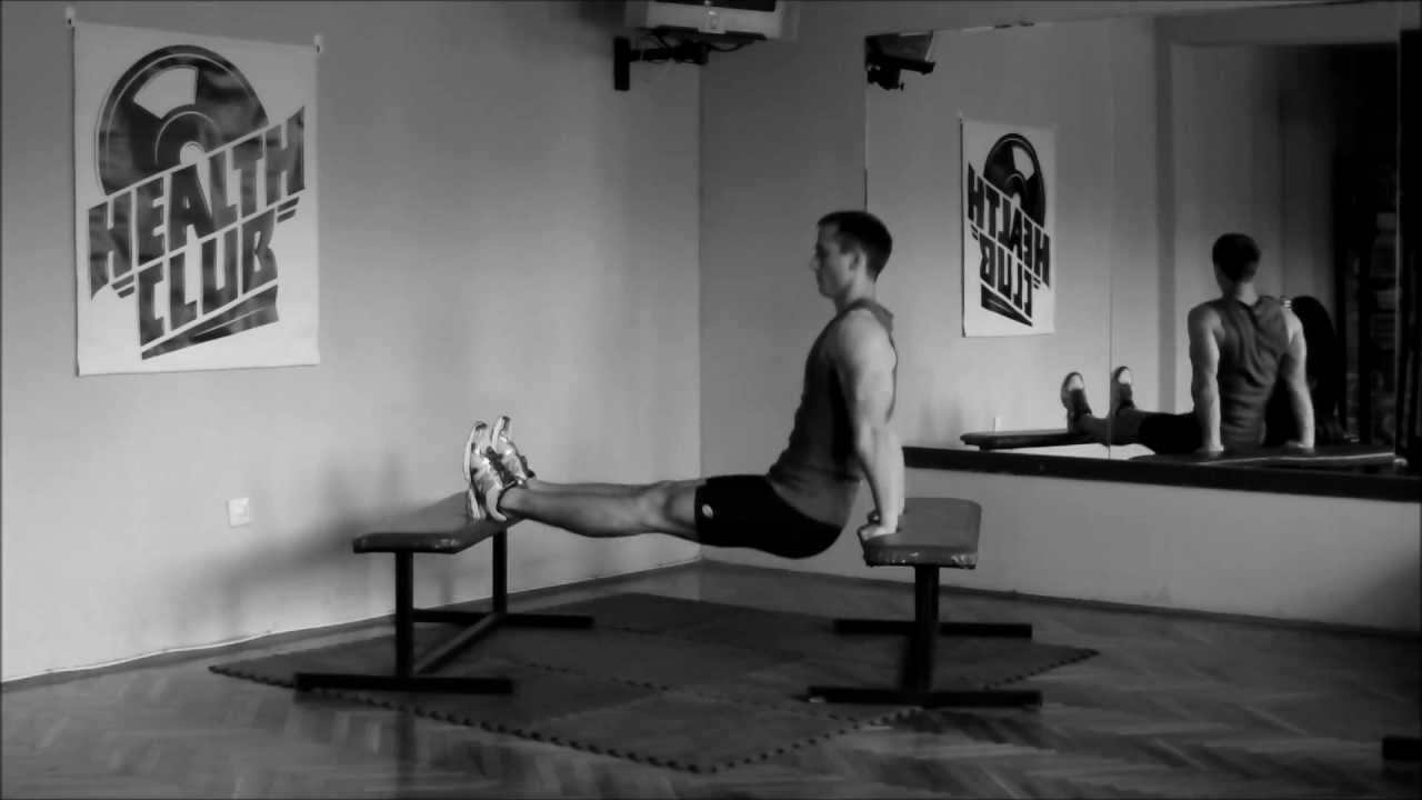 18. Triceps propadanja - Bench Dip - YouTube