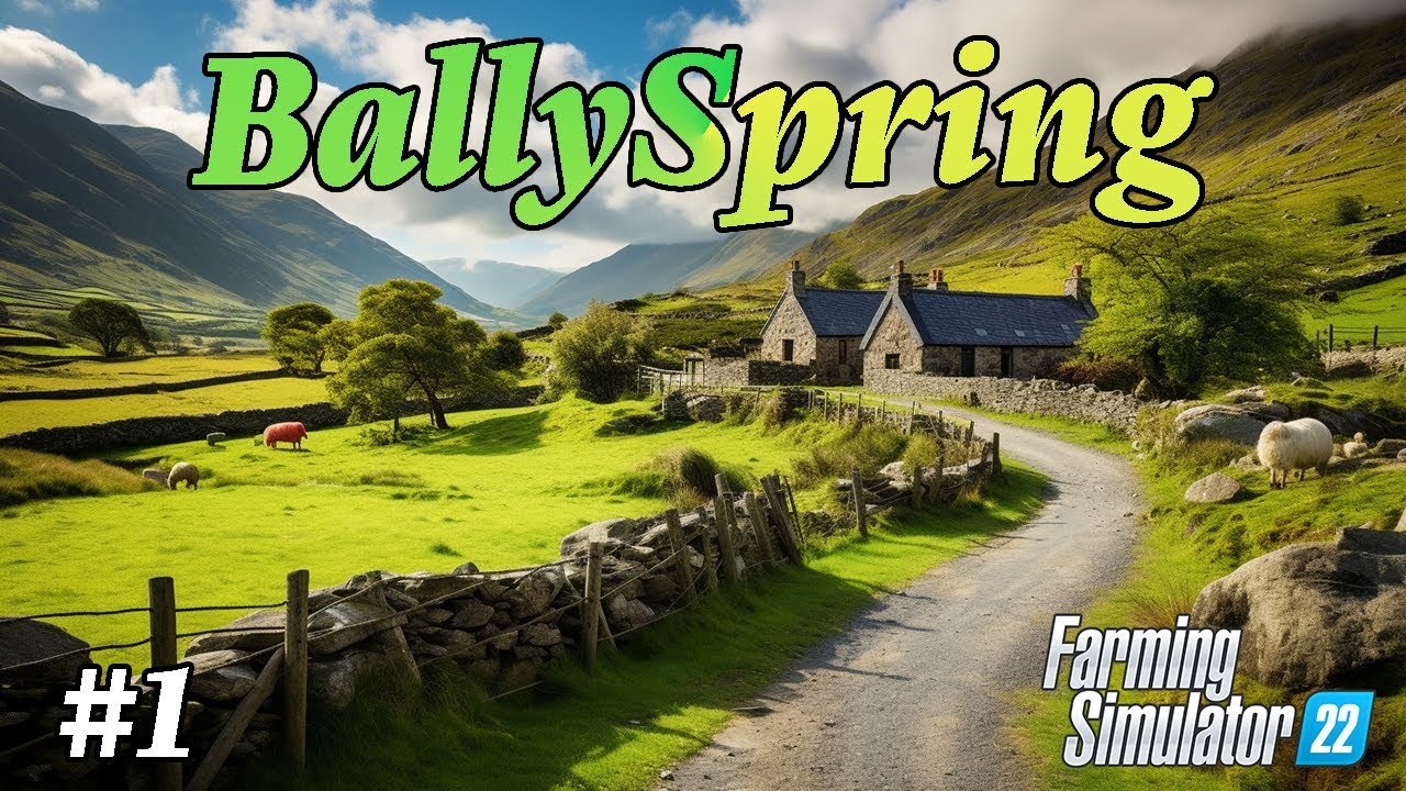 Farming on BallySpring | Ep 1 | FS22 - YouTube