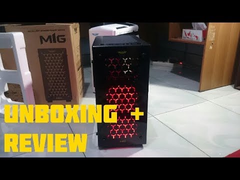 Armaggeddon M1G unboxing + review | Gaming case murah dan elegan - YouTube