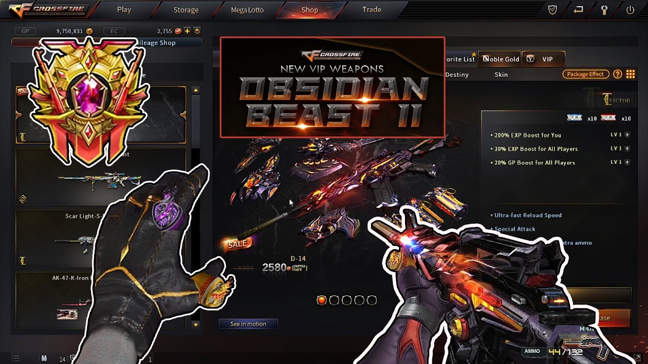 CFPH: Buying New VVIP Set "Obsidian Beast 2" | Rank Match End Season 19 ...