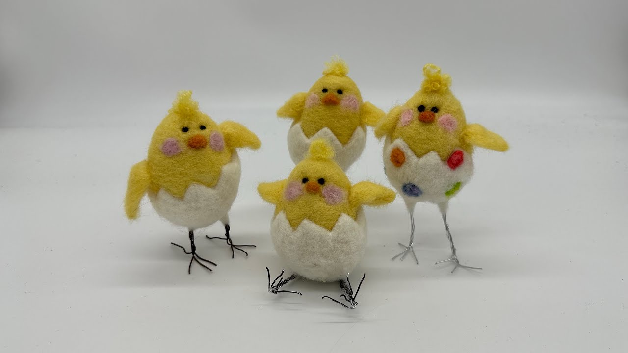 Needle Felt Chicklet tutorial 🐣 - YouTube