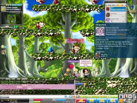 Maplestory 3rd Job Dragon Knight Skills - YouTube