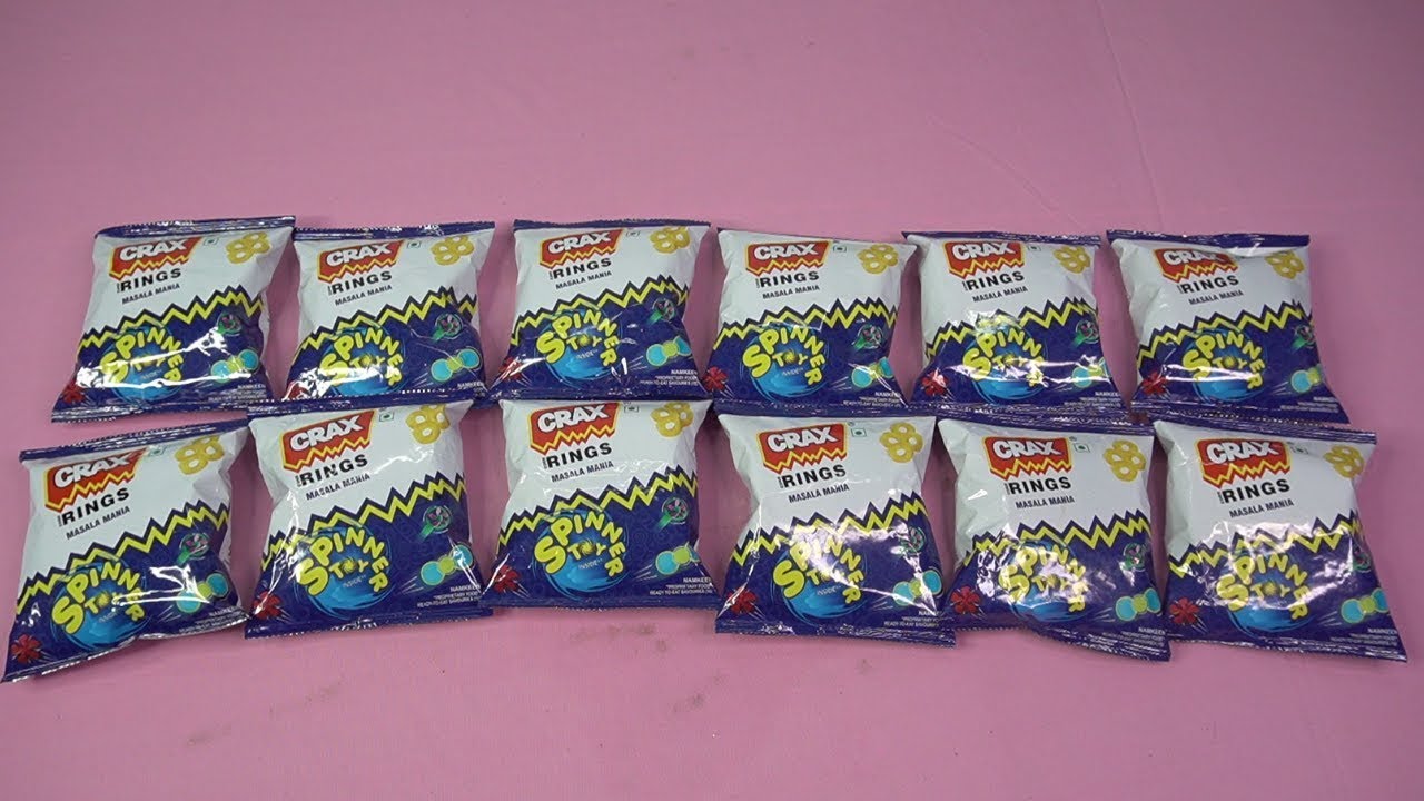 NEW 12 CRAX RINGS SPINNER TOY INSDIE - YouTube