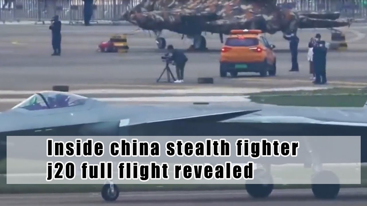Inside china stealth fighter j20 full flight revealed - YouTube