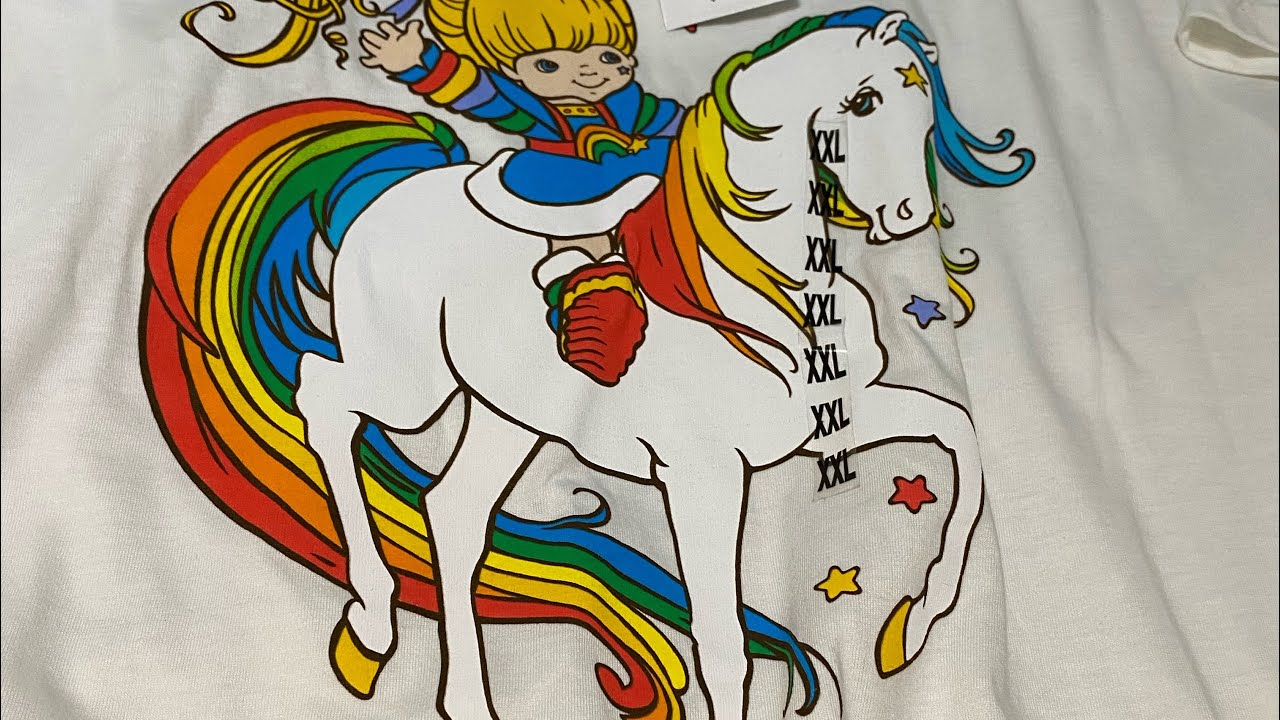 my little pony, rainbow brite and Patrick Swayze t-shirt haul - YouTube
