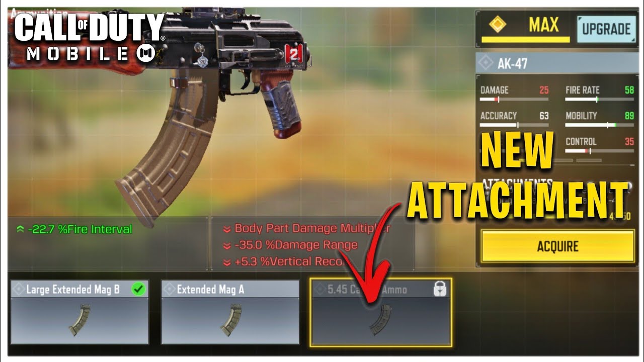 New Attachment in cod mobile ! How to unlock new Attachment in codm ...