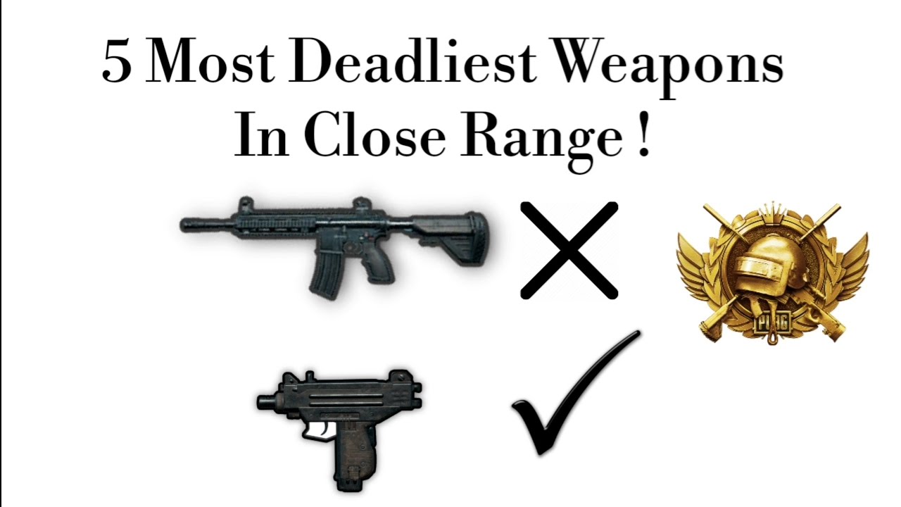 5 Most Brutal Weapons In Close Combat! PUBG Mobile - YouTube