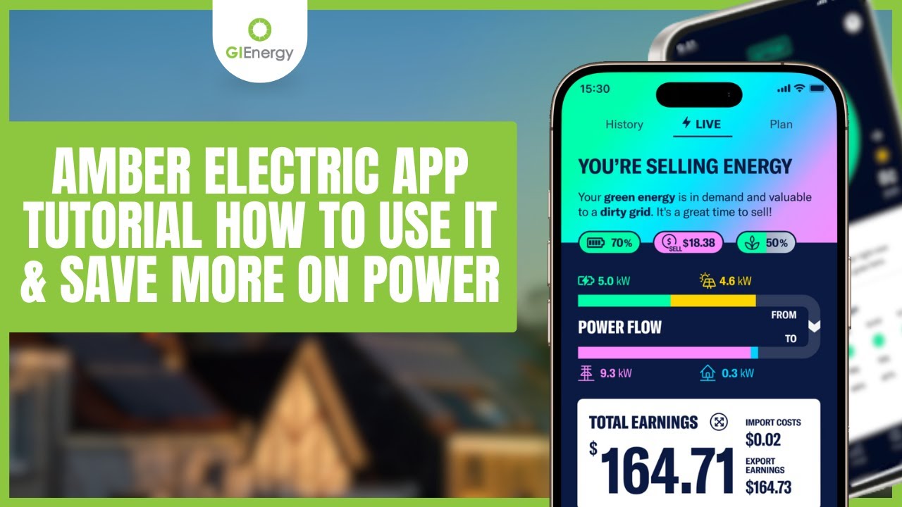 Amber Electric App Tutorial How to Use It & Save More on Power - YouTube