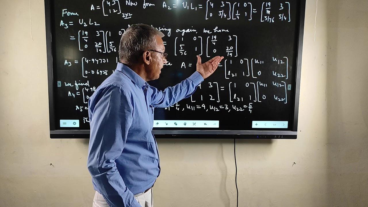 Rutishauser method by Dr. S. S. Dhayal - YouTube