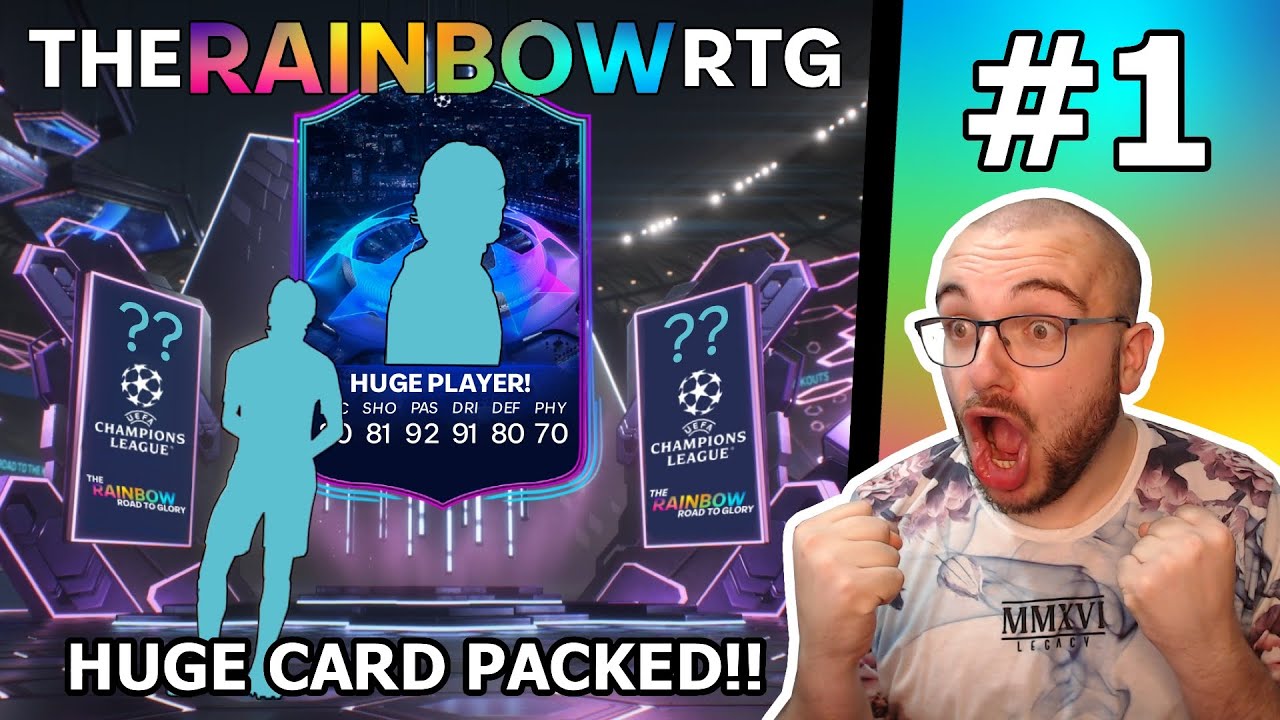 I PACKED AN INSANE UCL RTTK CARD! | THE RAINBOW RTG #1 | #EAFC24 ...