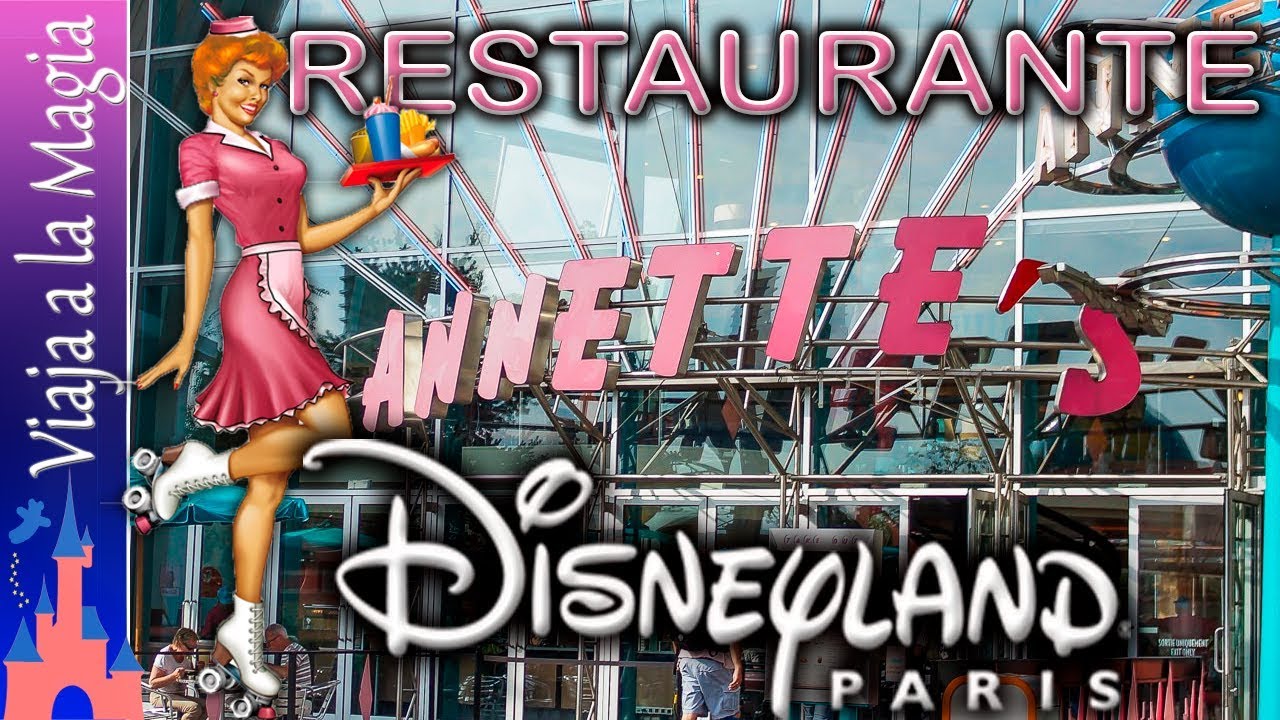 Disneyland Paris | Restaurante Annette's Diner Disney Village - YouTube