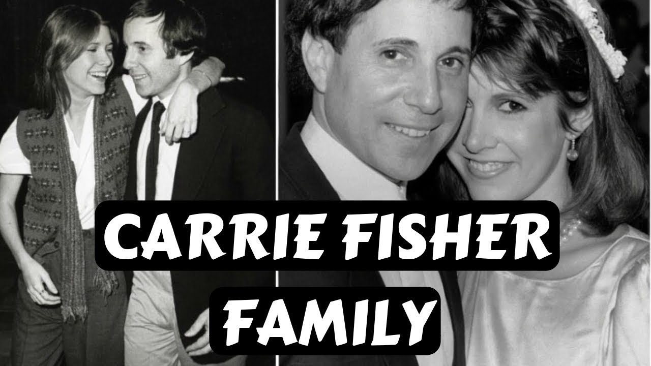 Actress Carrie Fisher Family Photos With Ex Husband Paul Simon‎,Partner ...